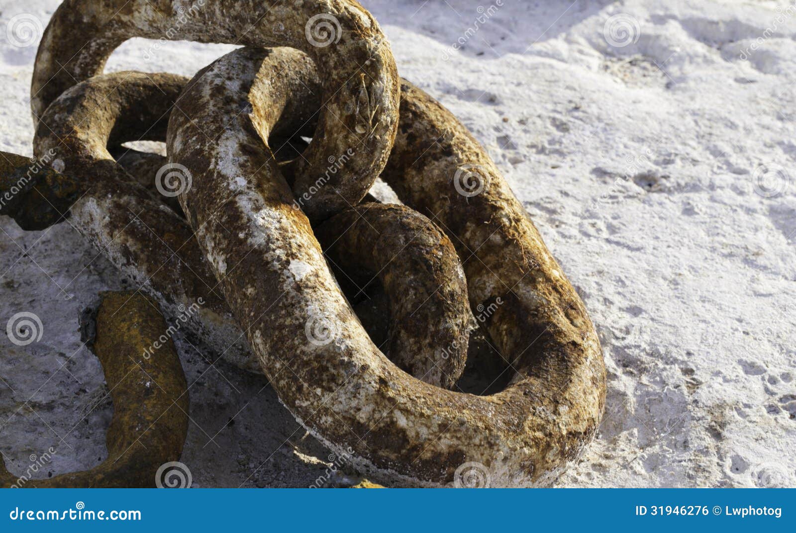 Rusty chain 1 stock photo. Image of boat, chain, marine - 31946276