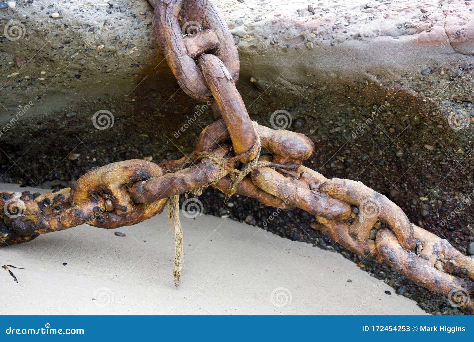 Rusty chain stock image. Image of long, marina, closeup - 172454253
