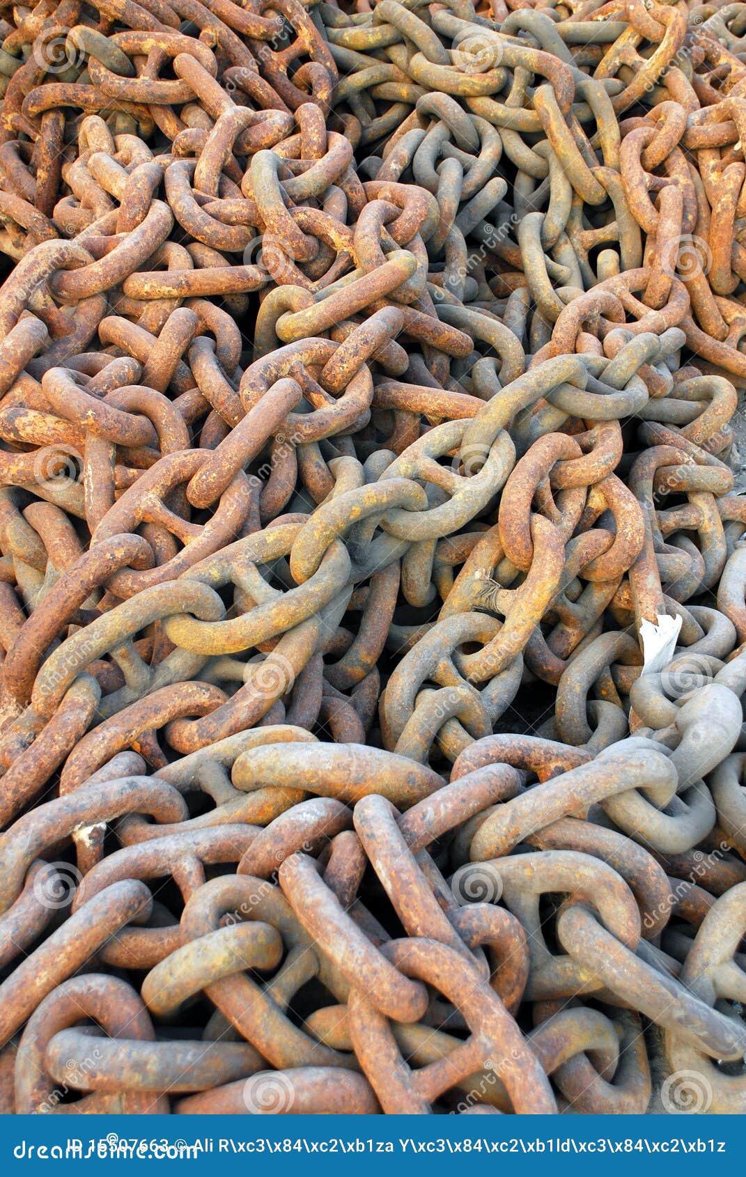 Rusty chains stock image. Image of iron, decay, chain - 15507663