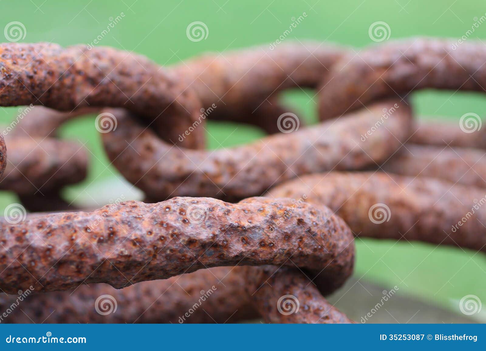 Rusty Chains stock image. Image of brown, heavy, connected - 35253087