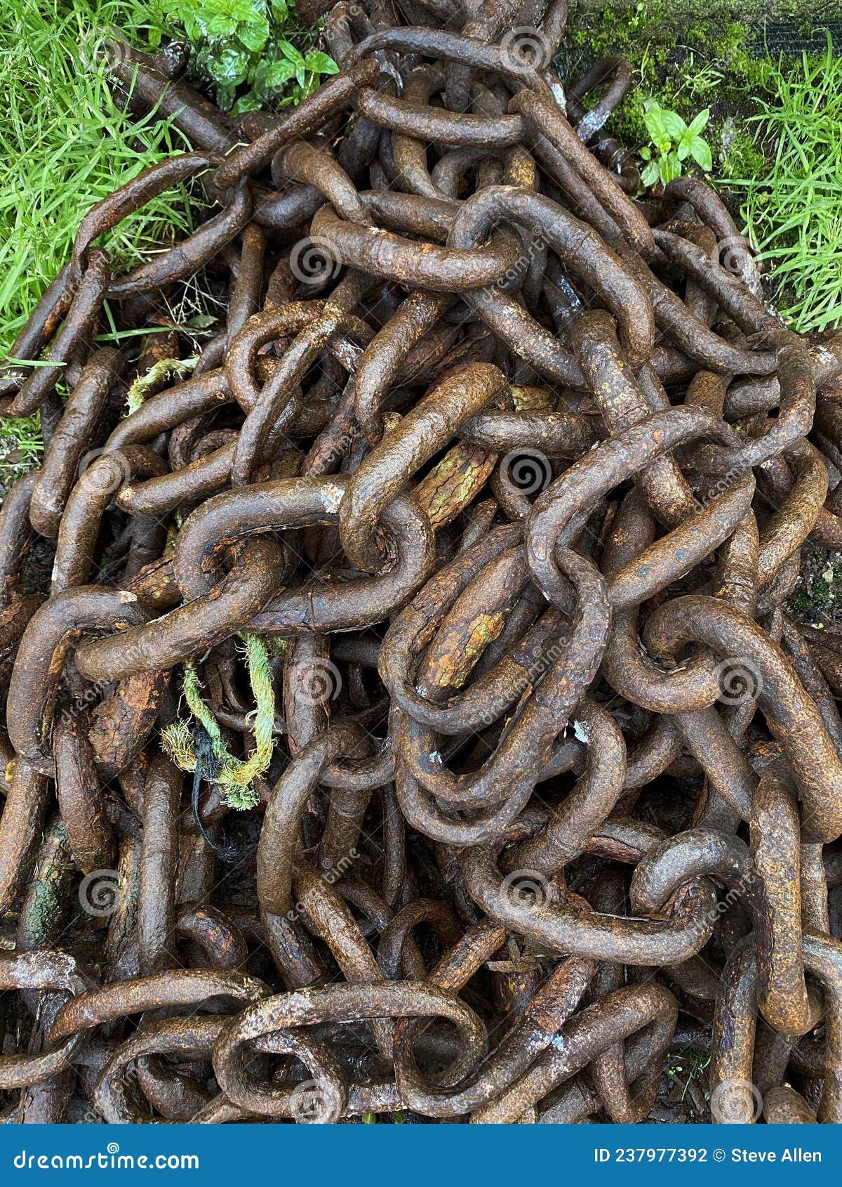 Rusty Chains - Corrosion stock photo. Image of rusting - 237977392
