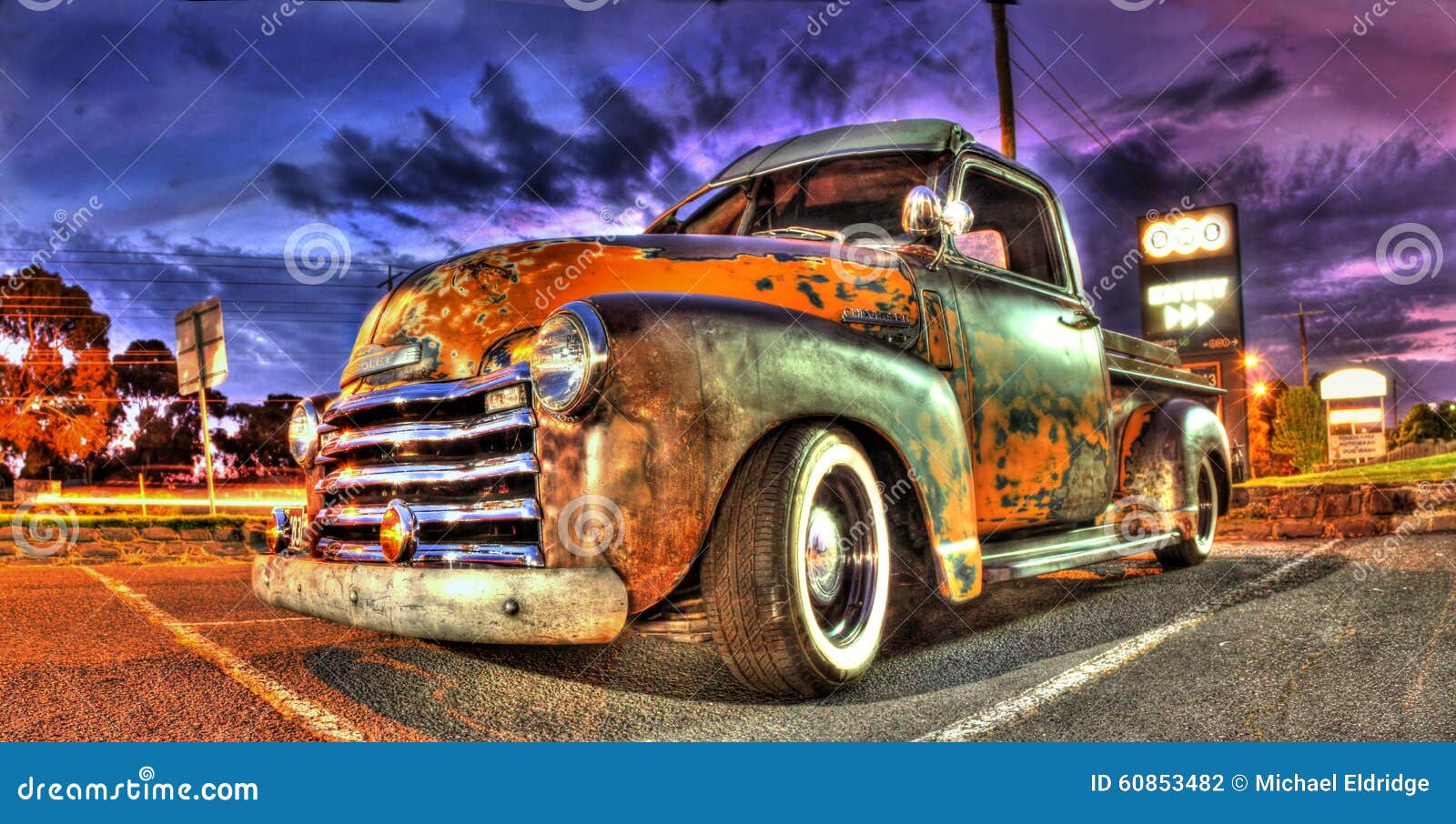 Rusty Chevy pick up truck editorial photography. Image of metal - 60853482