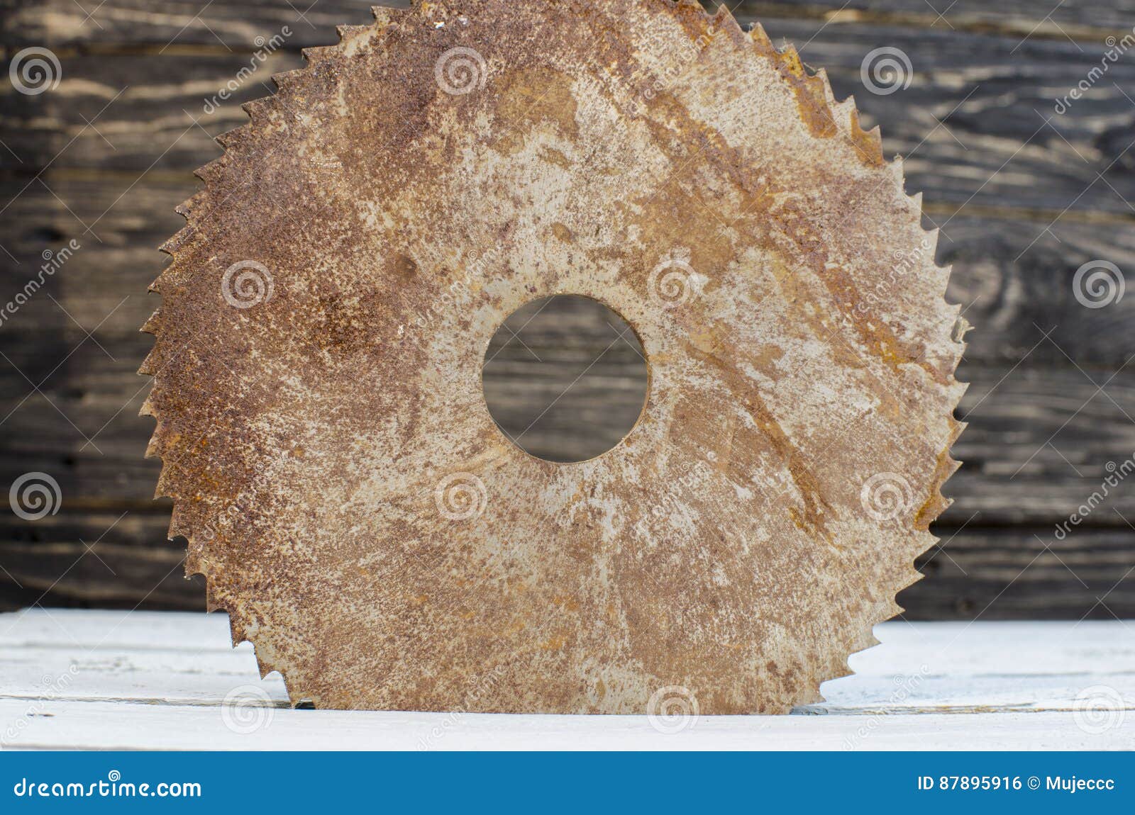 Rusty circular saw stock photo. Image of rotary, construction - 87895916