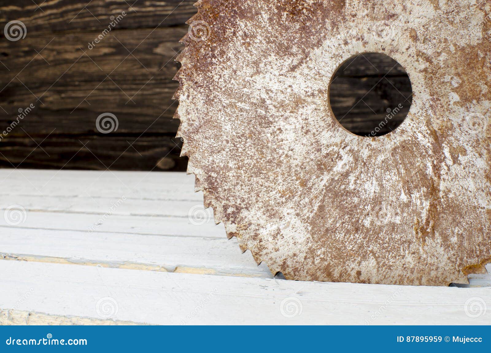 Rusty circular saw stock image. Image of silver, steal - 87895959
