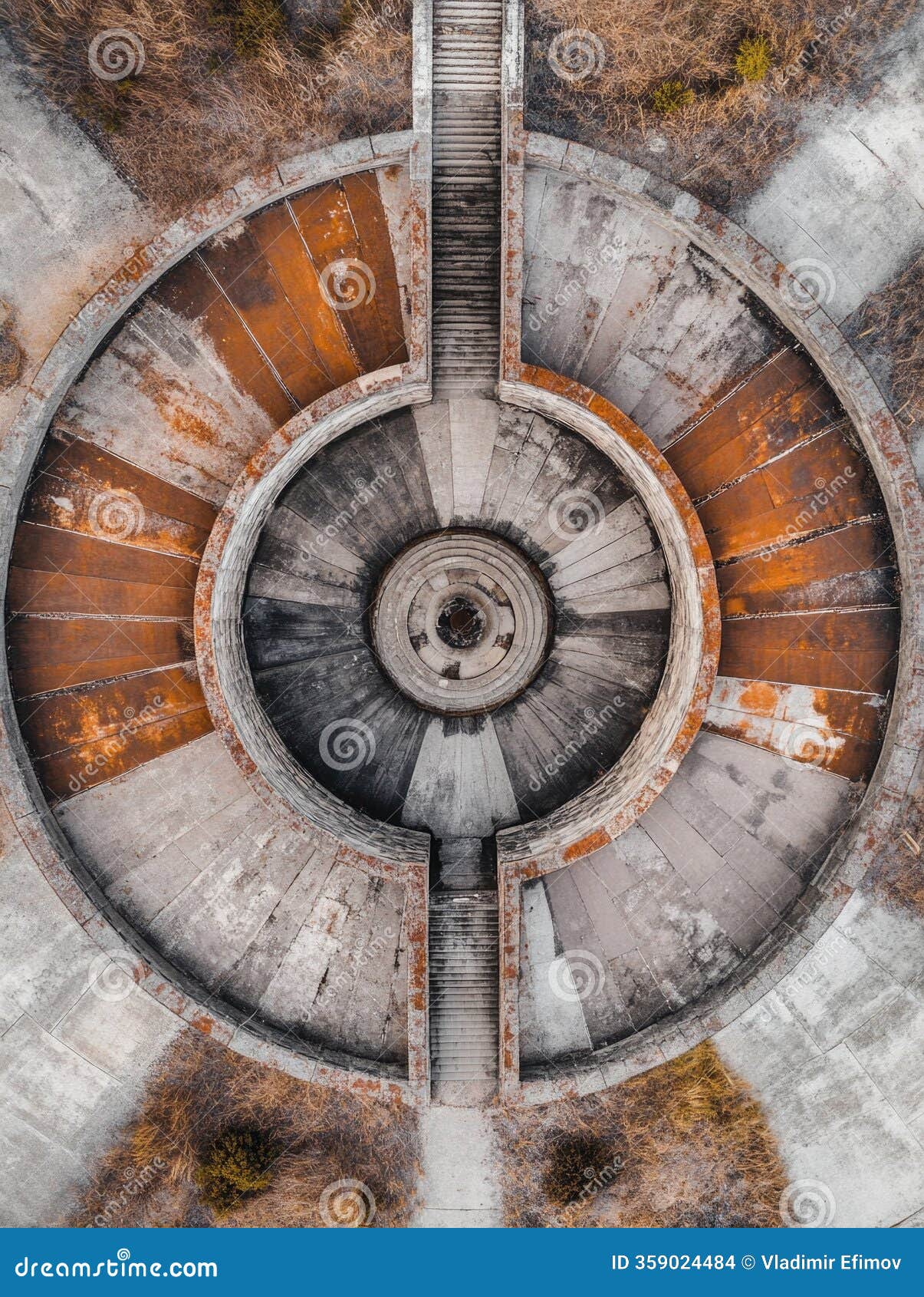 Rusty Circular Sculpture stock photo. Image of vintage - 359024484