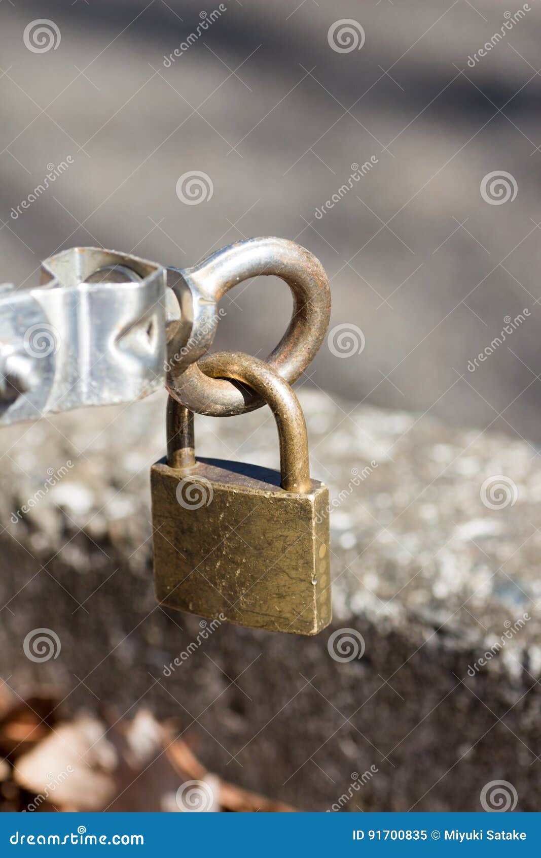 Rusty classic padlock stock image. Image of protection - 91700835
