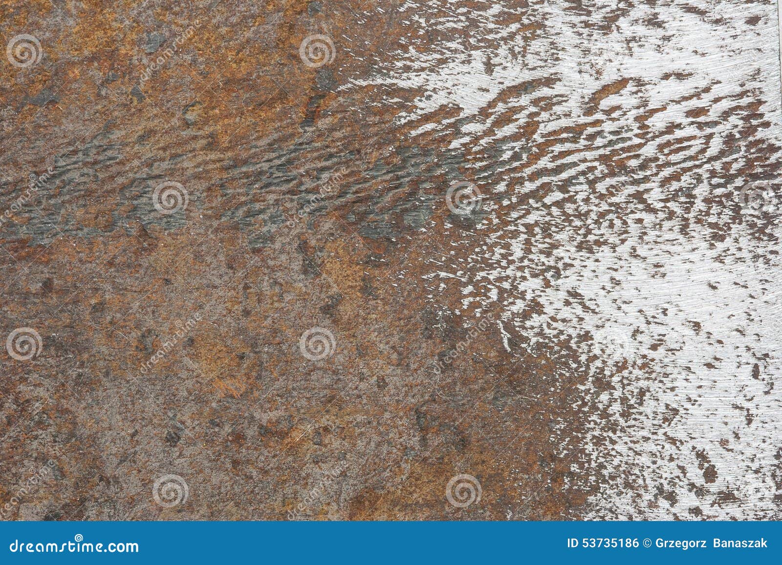 Rusty and clean surface stock photo. Image of pattern - 53735186