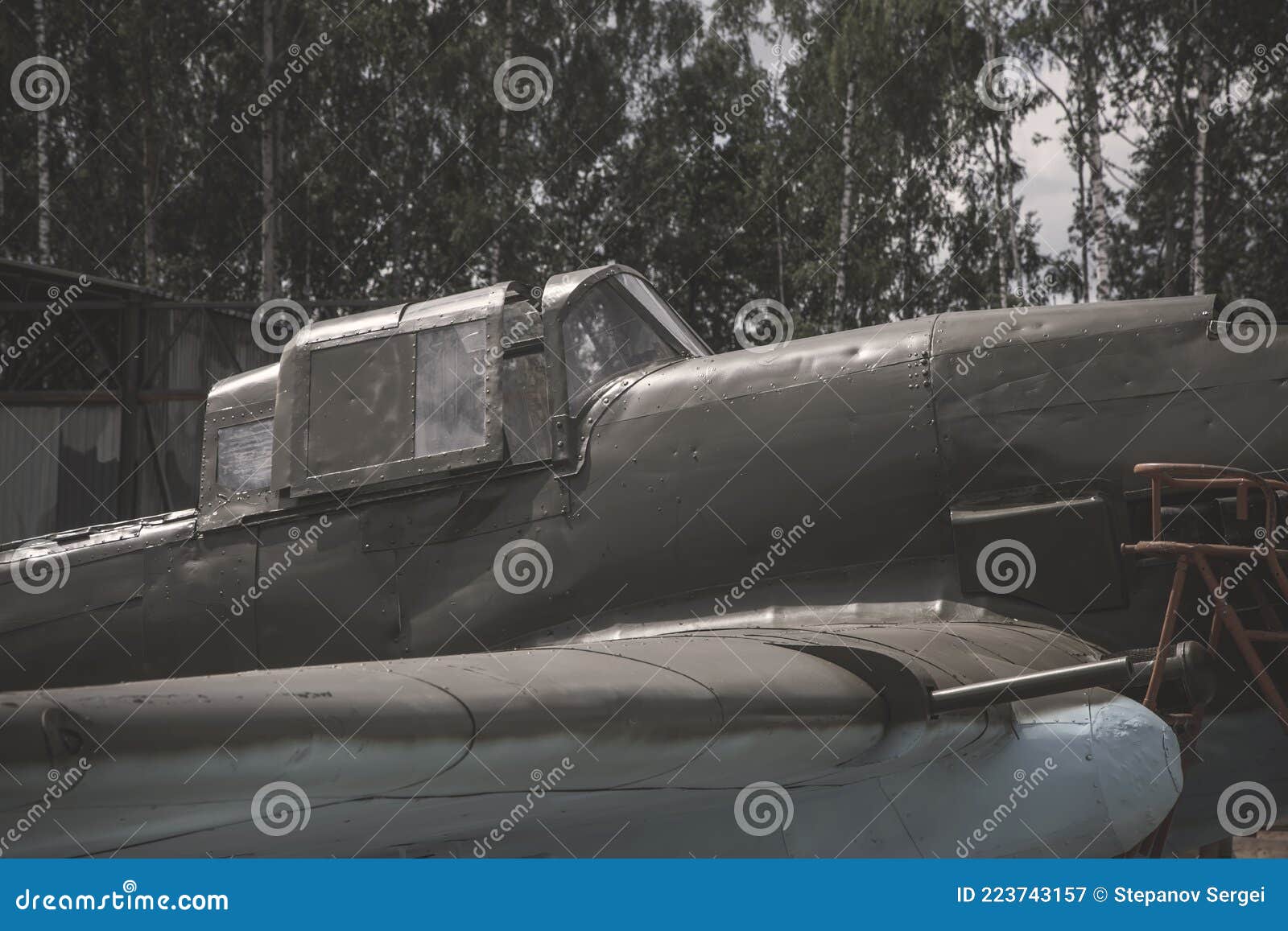 Rusty Cockpit of an Old Abandoned Plane. Stock Image - Image of ...