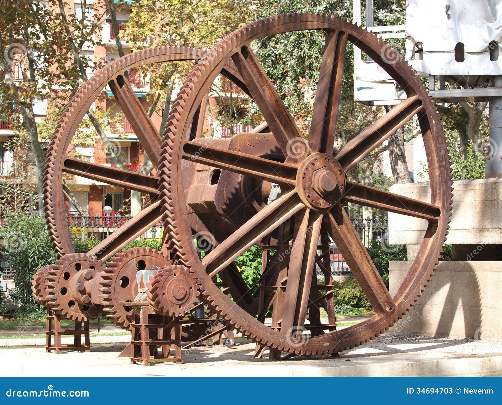 Rusty cog stock image. Image of apparatus, engine, cooperation - 34694703
