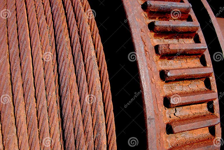 Rusty coil stock image. Image of textured, oxidized, spiral - 7568199