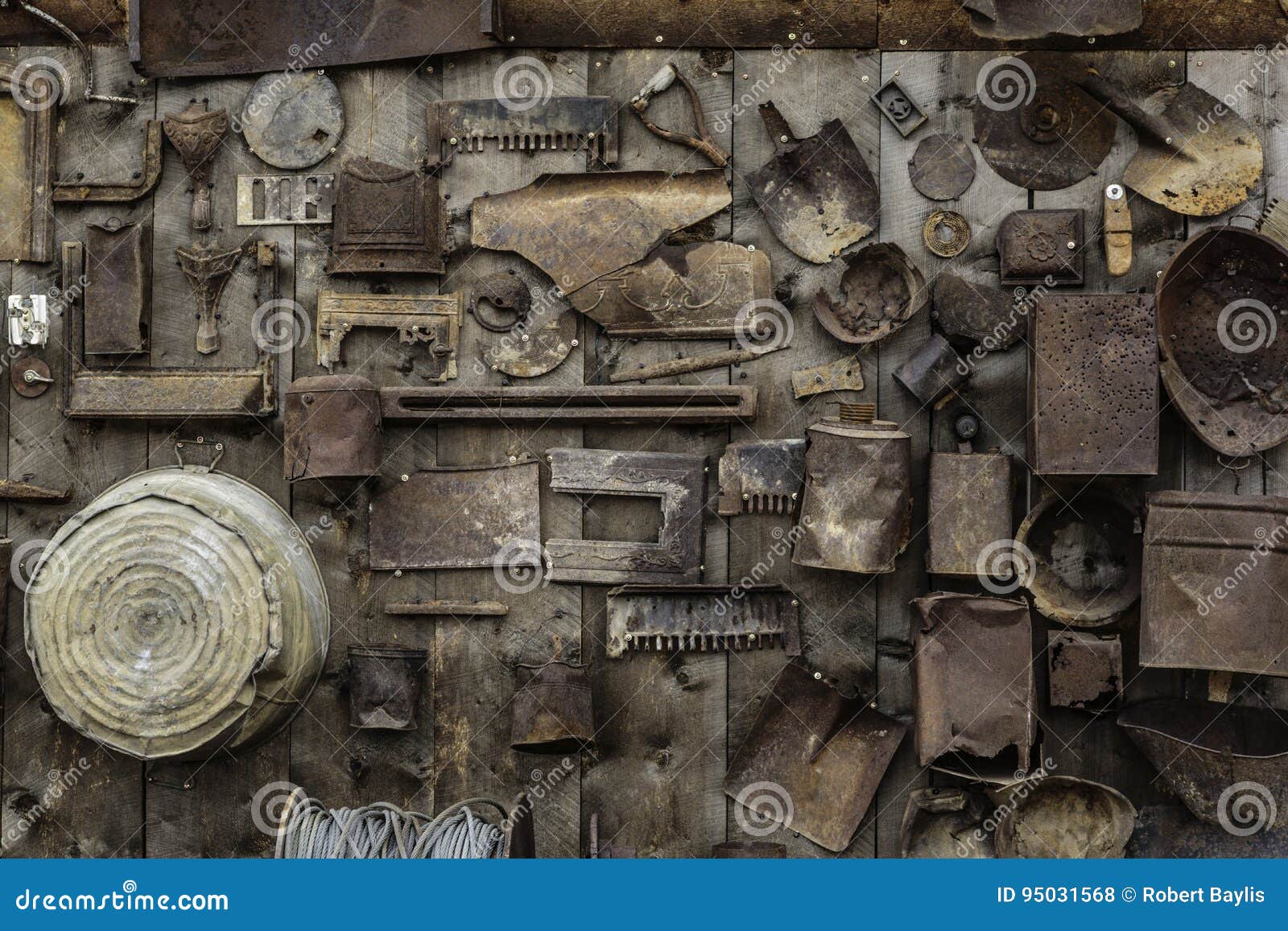 Rusty Collage of old tools stock photo. Image of background - 95031568