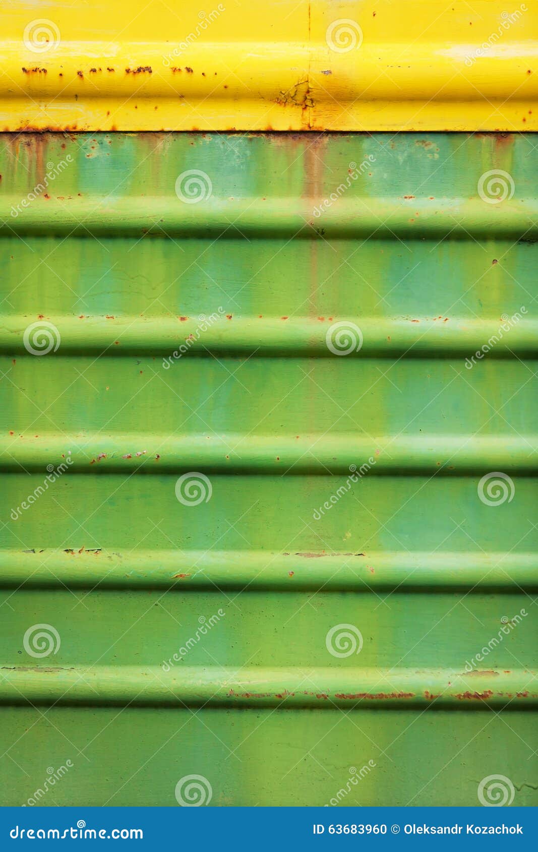 Rusty and Color Scratched of Old Wagon Stock Photo - Image of material ...