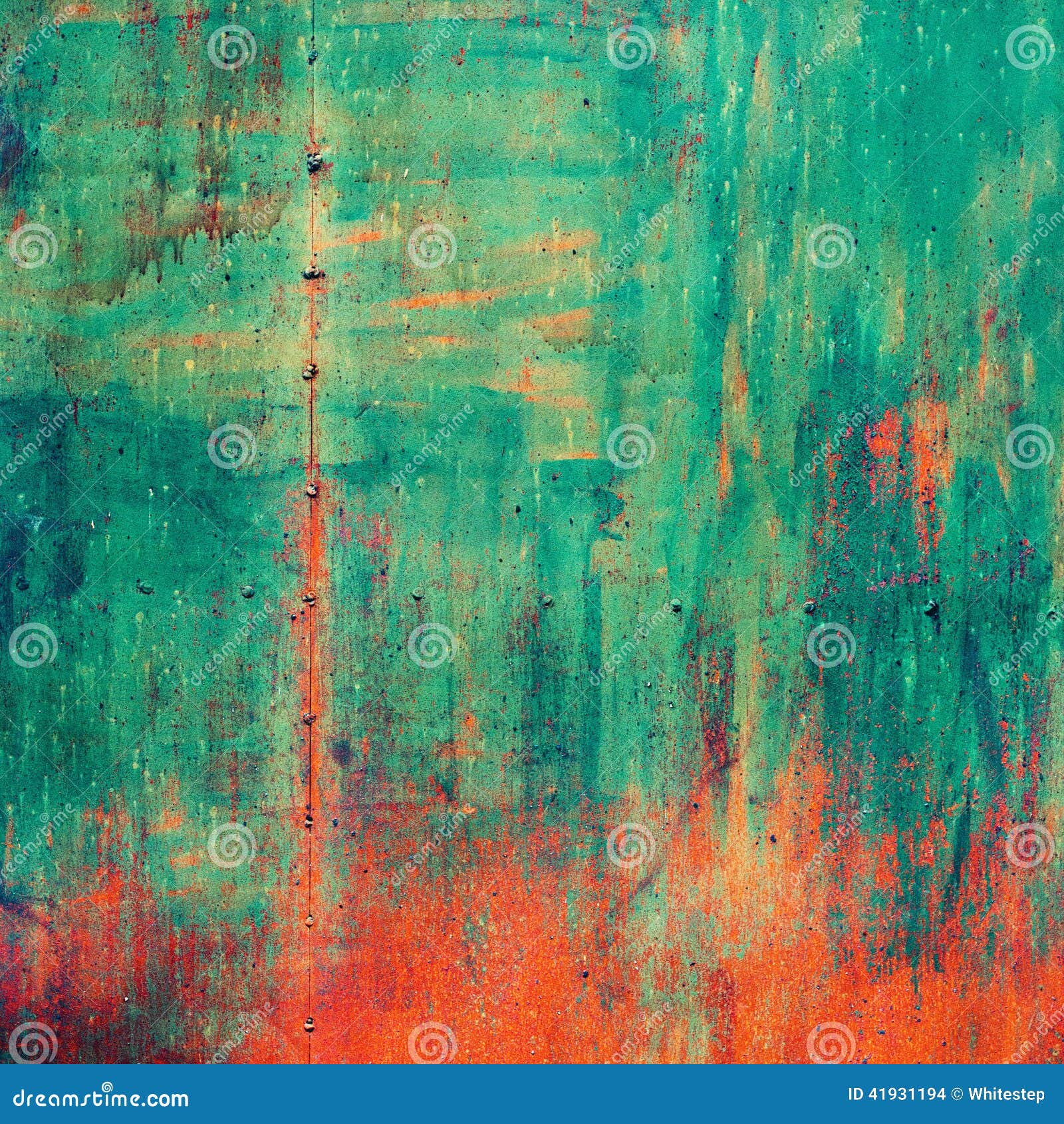 Rusty Colored Metal with Cracked Paint Stock Photo - Image of grunge ...