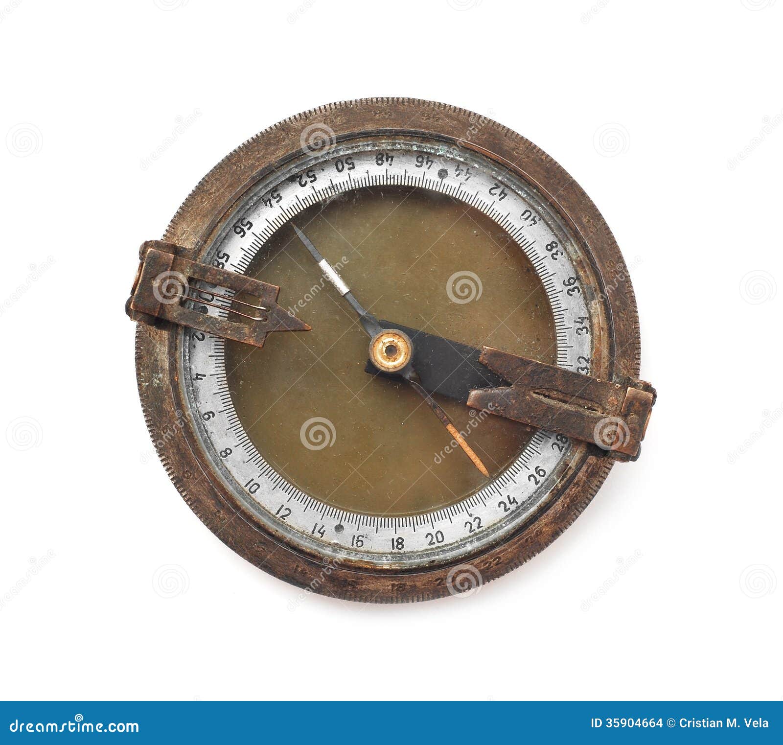 Rusty compass stock photo. Image of arrow, orientation - 35904664