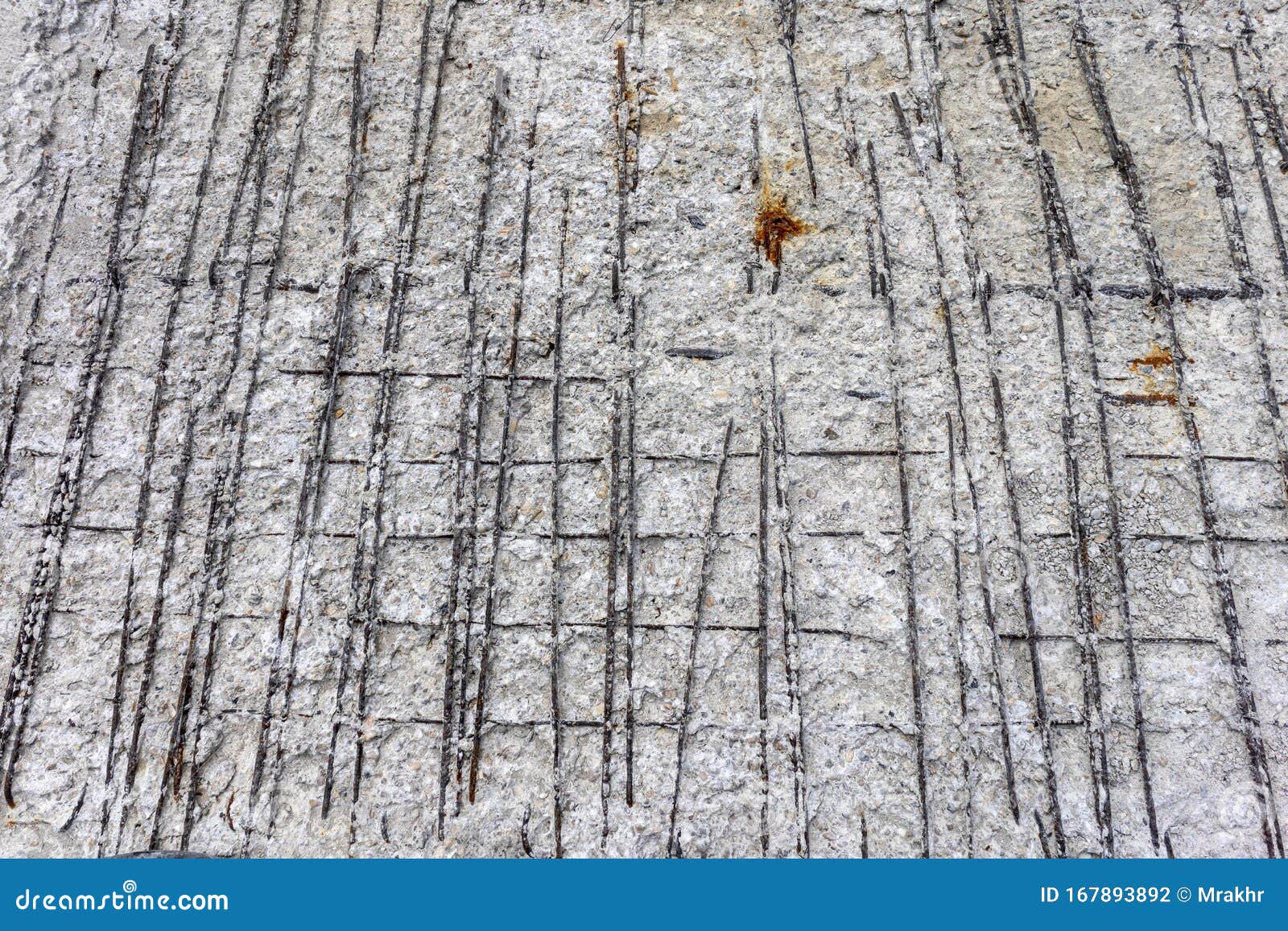 Rusty and Concrete Background Stock Photo - Image of iron, removed ...