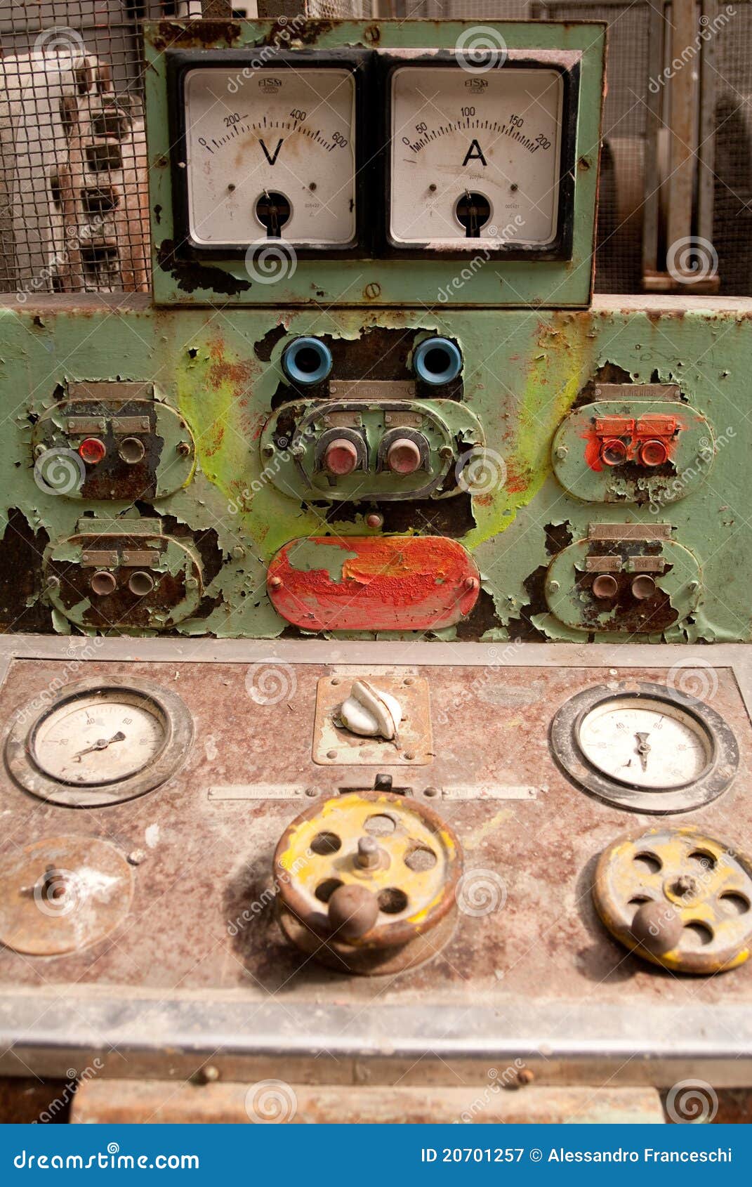 Rusty Control Panel stock image. Image of equipment, transformer - 20701257