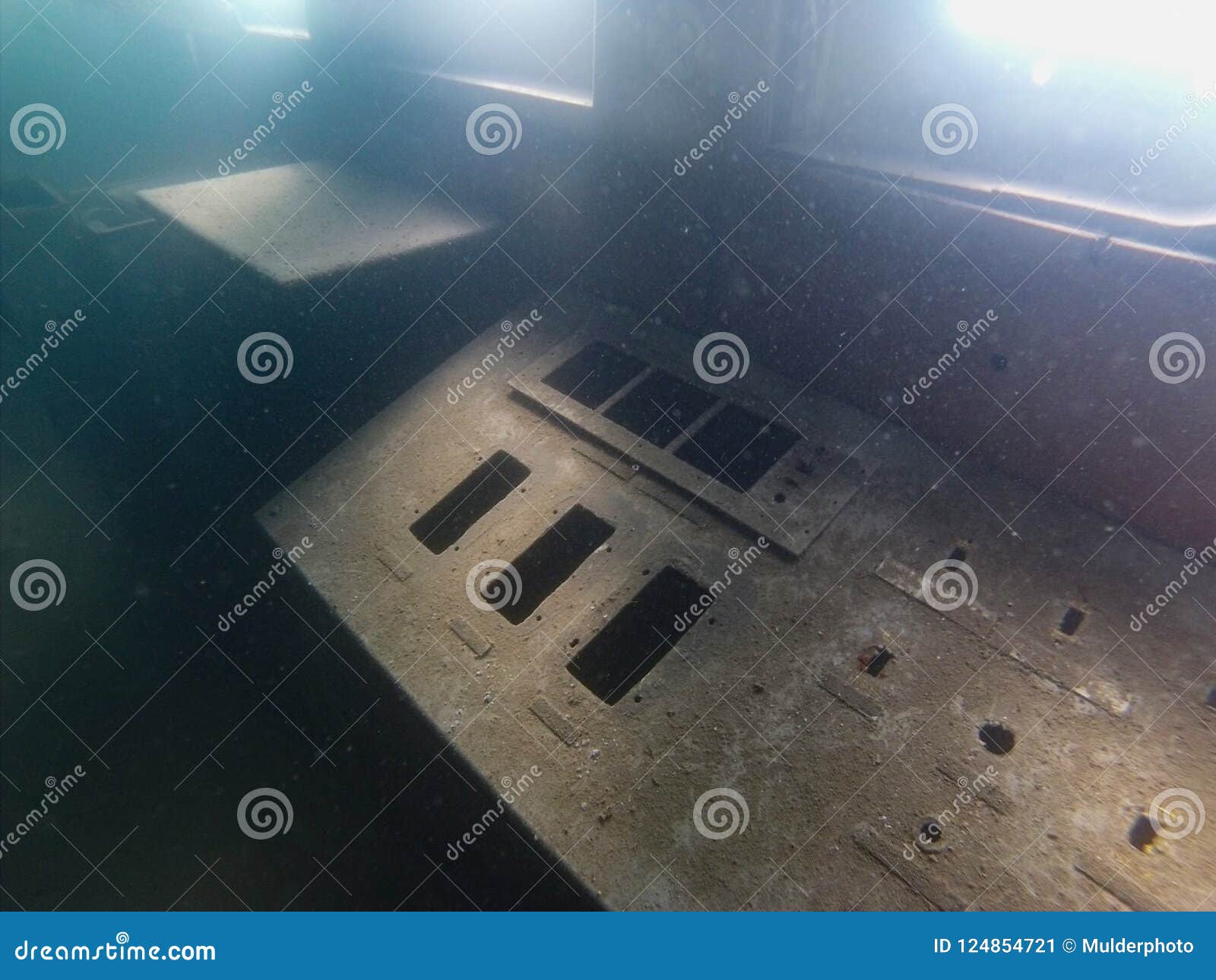 Rusty Control Panel on Sunken Ship Stock Image - Image of abandoned ...
