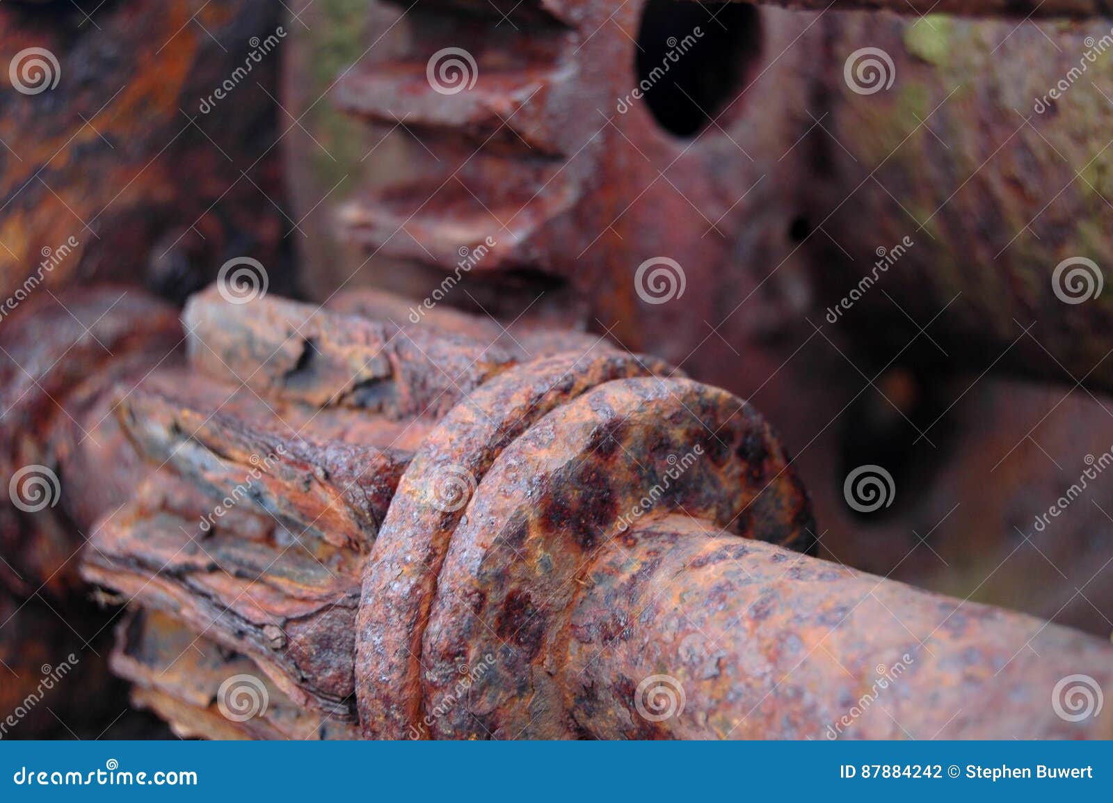 Rusty and corroded cogs stock photo. Image of parts, work - 87884242