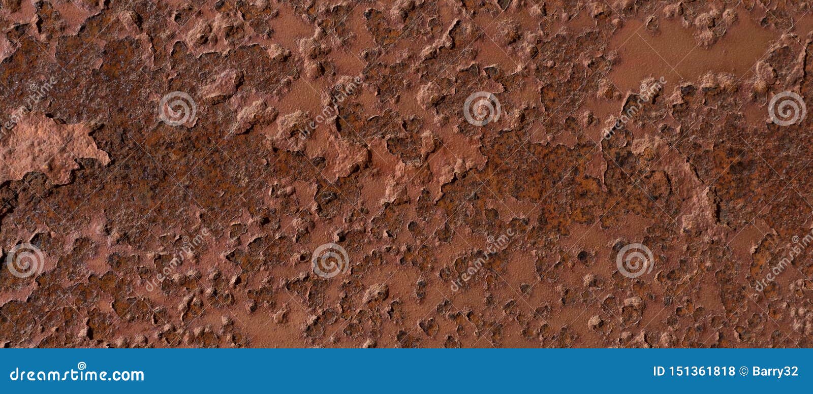 Rusty, Corroded, Peeling Metal Texture Stock Photo - Image of detail ...
