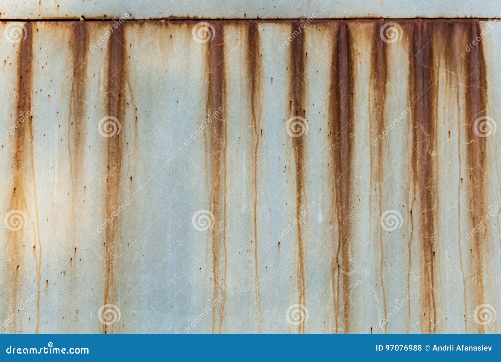 A Rusty Corrugated Iron Metal Texture. Stock Photo - Image of detail ...