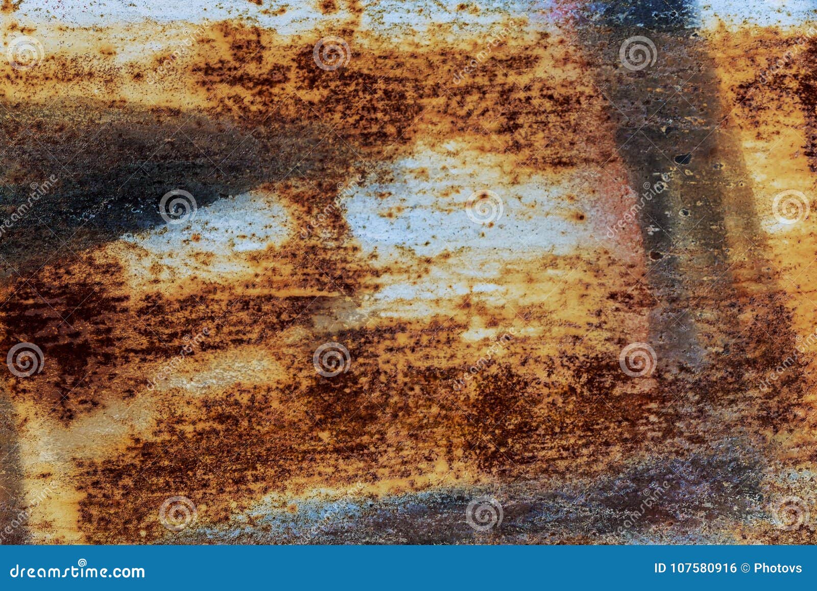 Vivid Old Copper Metal Background Rusty Corrugated Iron Metal Texture ...