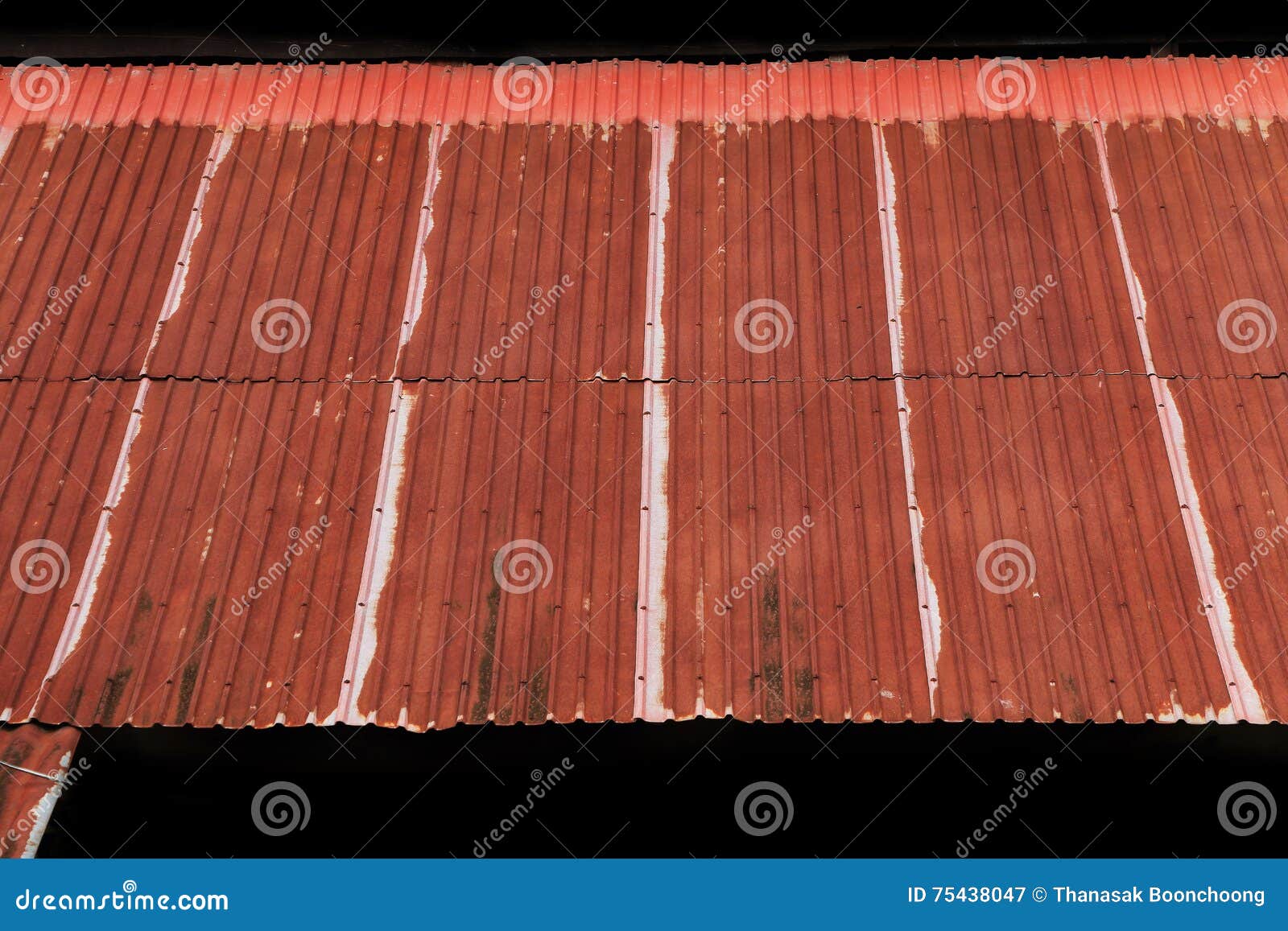 Rusty Corrugated Iron Roof Sheets Stock Image - Image of pattern ...