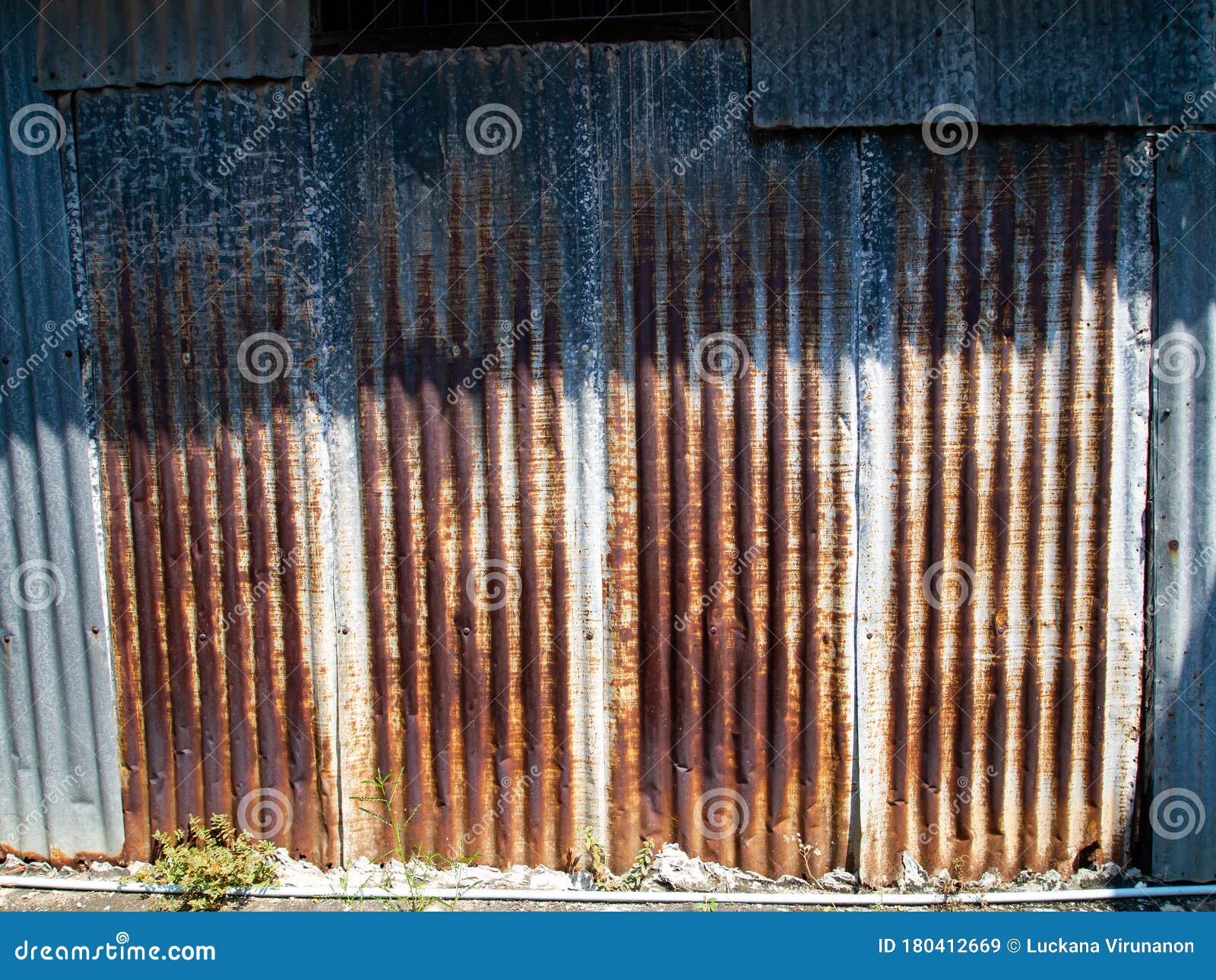 Rusty Corrugated Metal Texture or Galvanized Iron Steel, Abstract ...