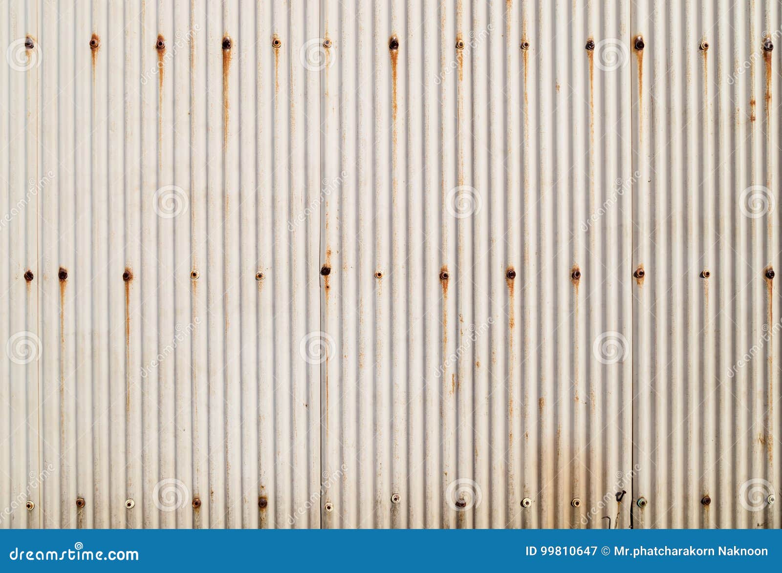 Rusty Corrugated Metal Texture Stock Image - Image of tiling, detail ...