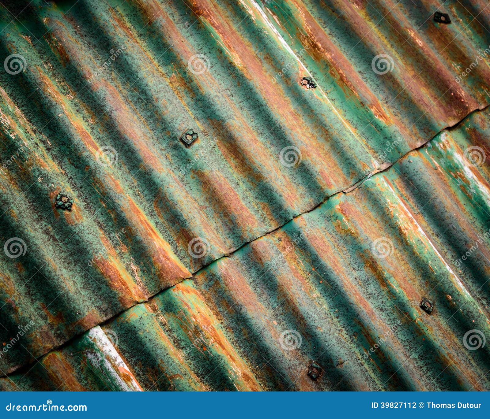 Rusty corrugated roof stock photo. Image of brown, rusty - 39827112