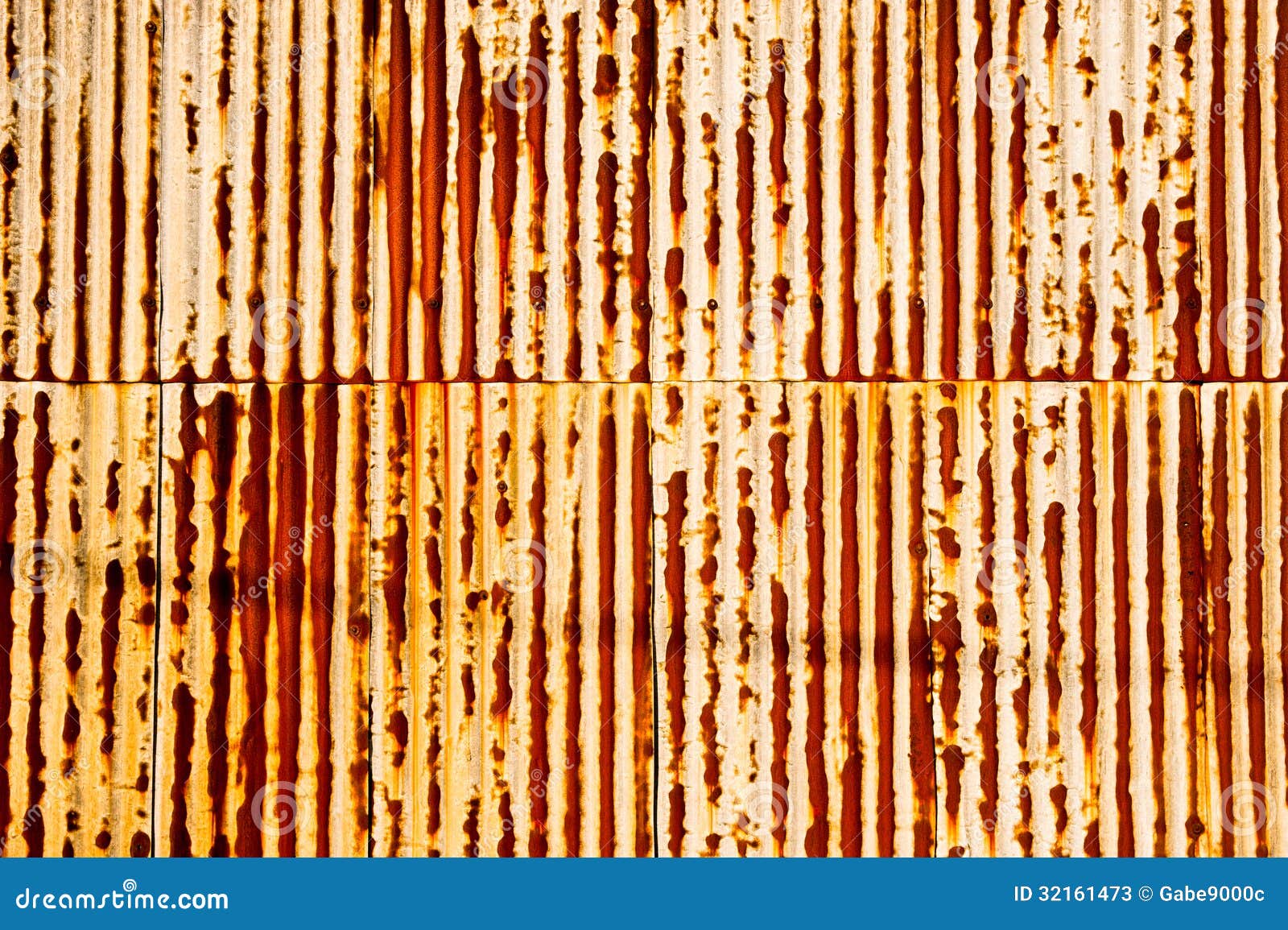 Rusty corrugated texture stock image. Image of gate, metal - 32161473