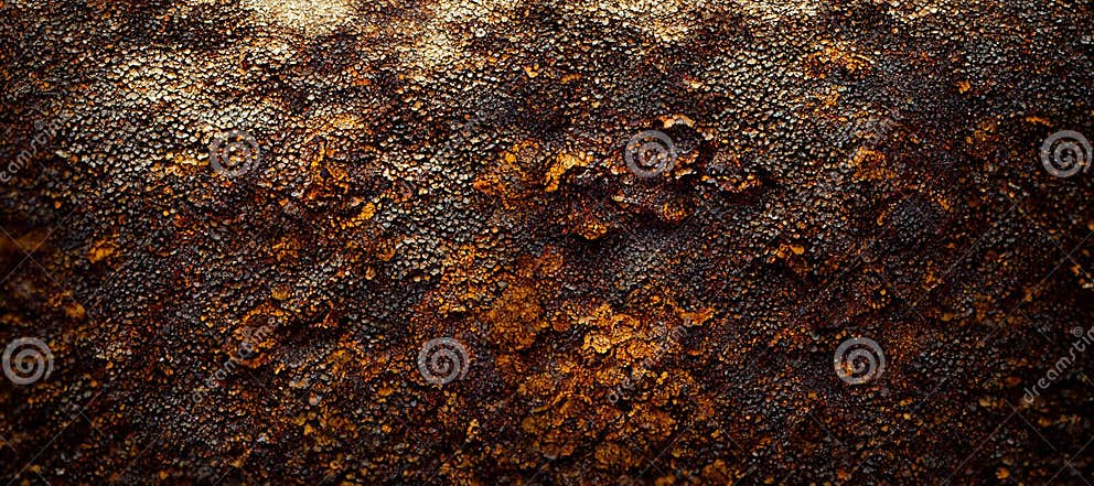 Old Rusty Cracked Iron Wall Texture Background Stock Illustration ...