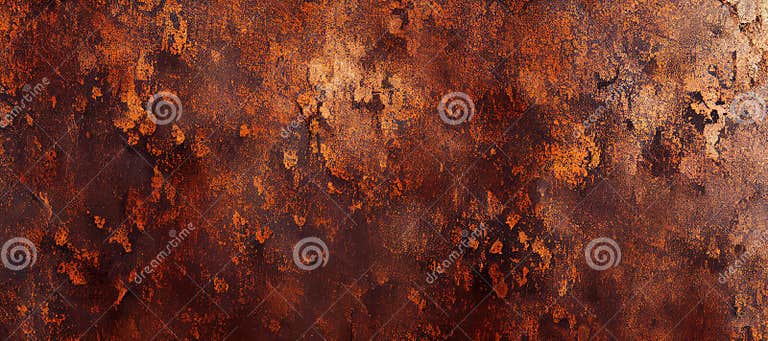 Old Rusty Cracked Iron Wall Texture Background Stock Illustration ...
