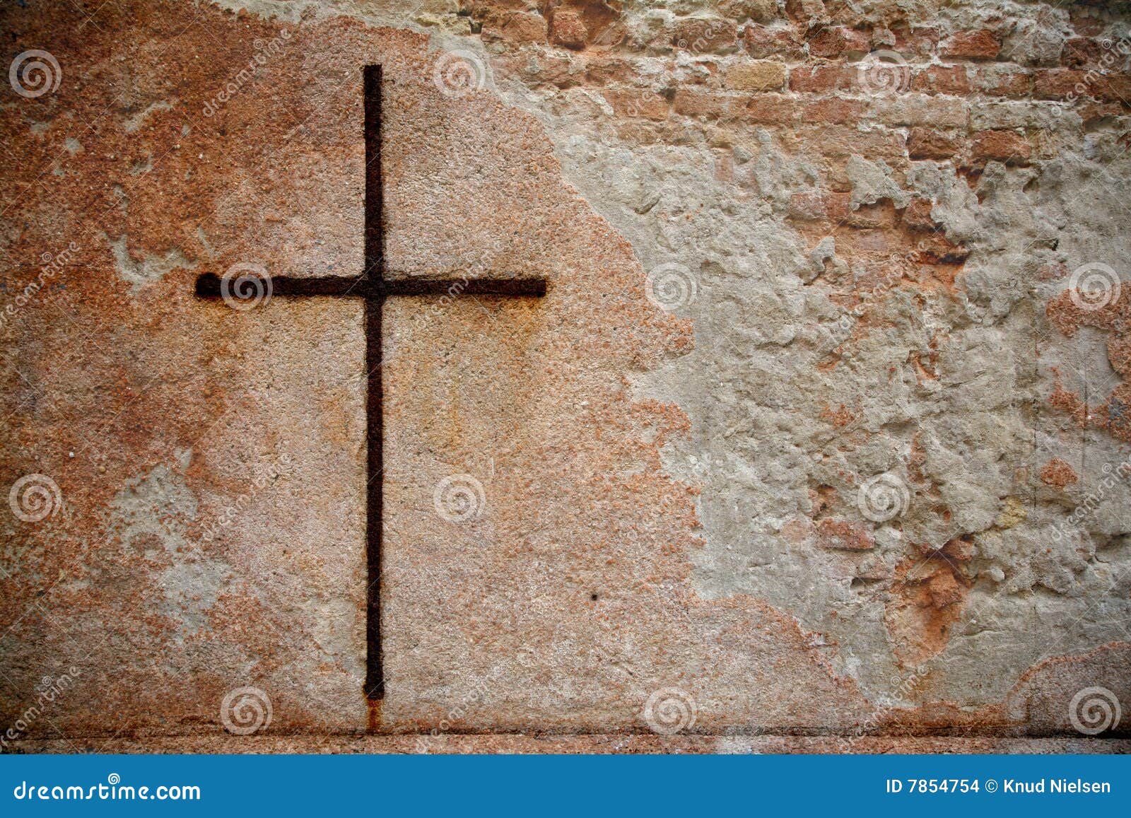 Rusty Cross - Venice stock photo. Image of outdoor, veneto - 7854754