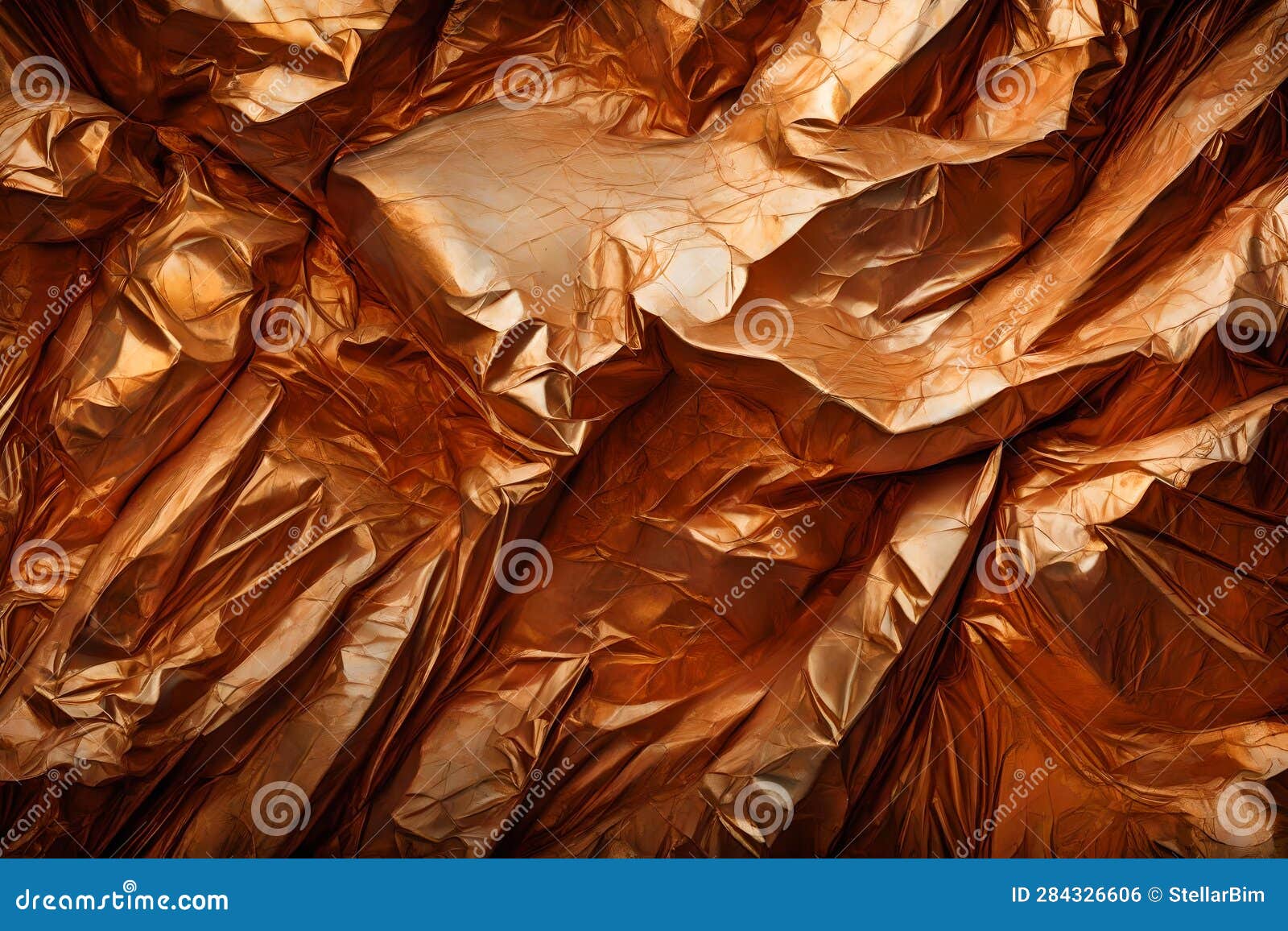 Rusty Crumpled Foil Texture Stock Illustration - Illustration of ...