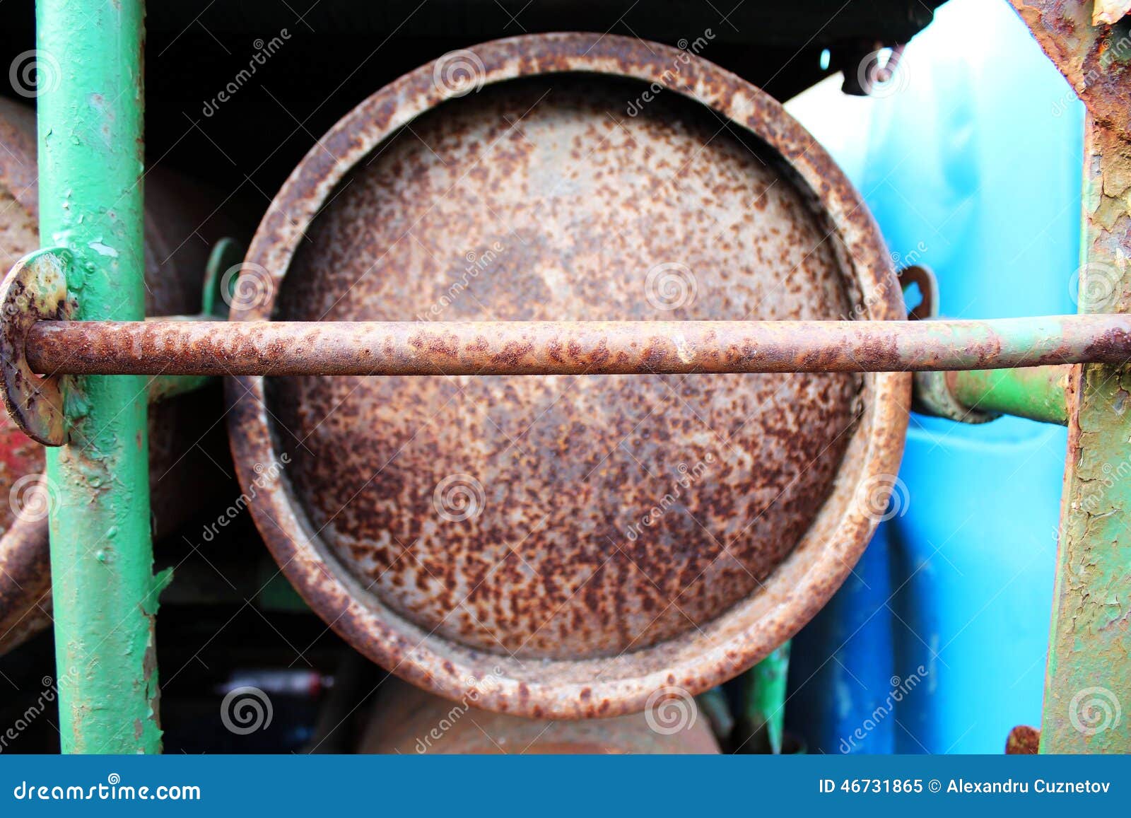 Rusty cylinders stock image. Image of cylinder, rusty - 46731865