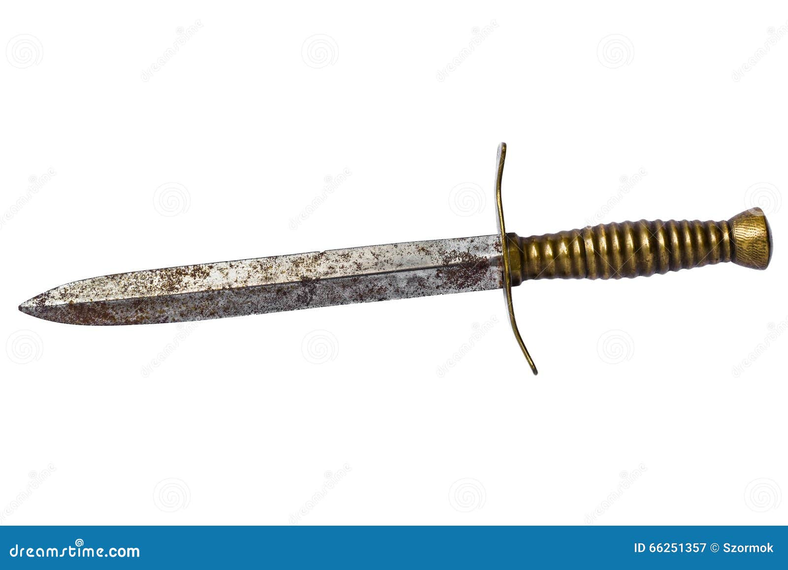 Rusty dagger on white stock image. Image of metal, open - 66251357