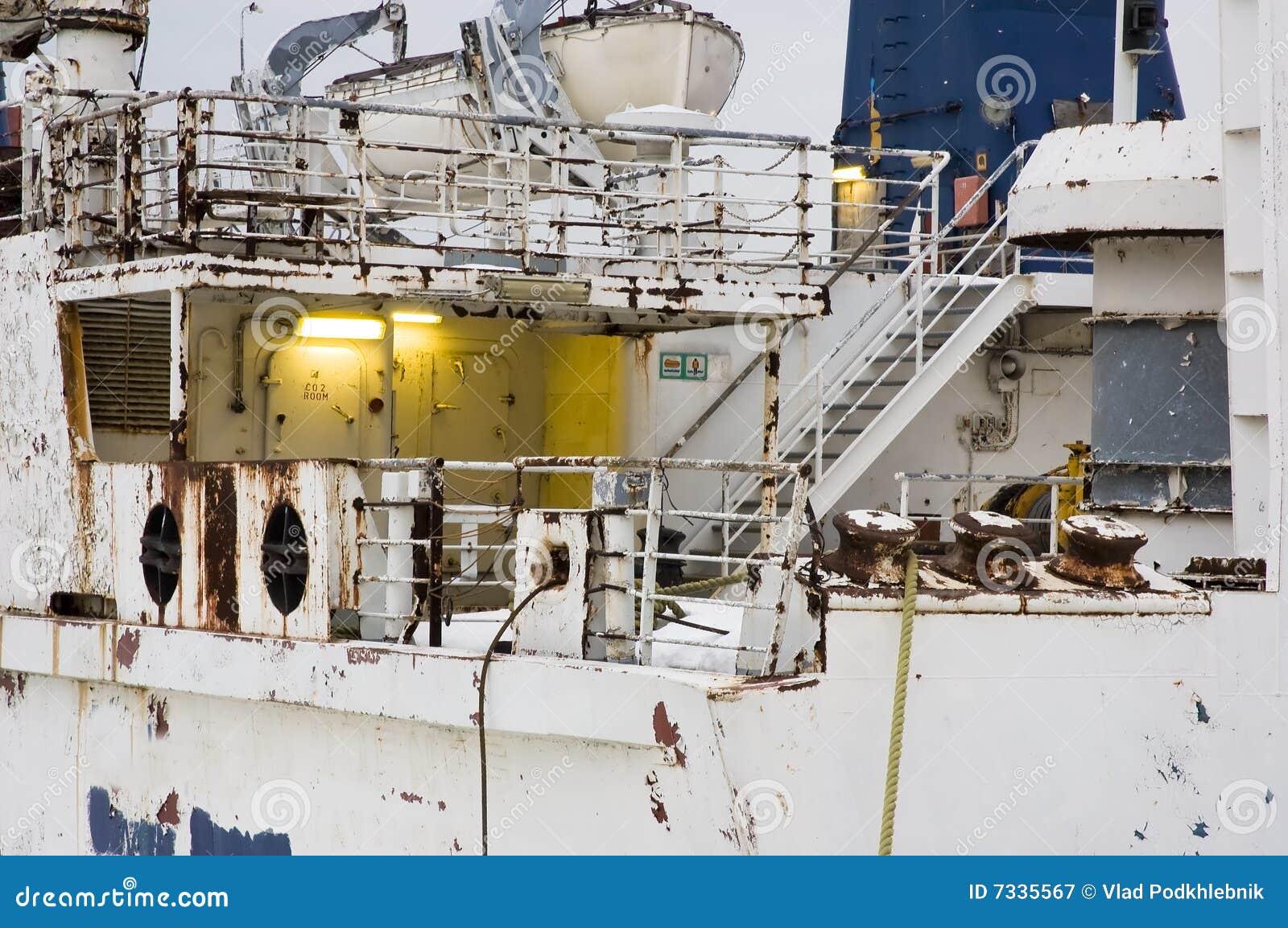 Rusty deck stock image. Image of deck, transportation - 7335567