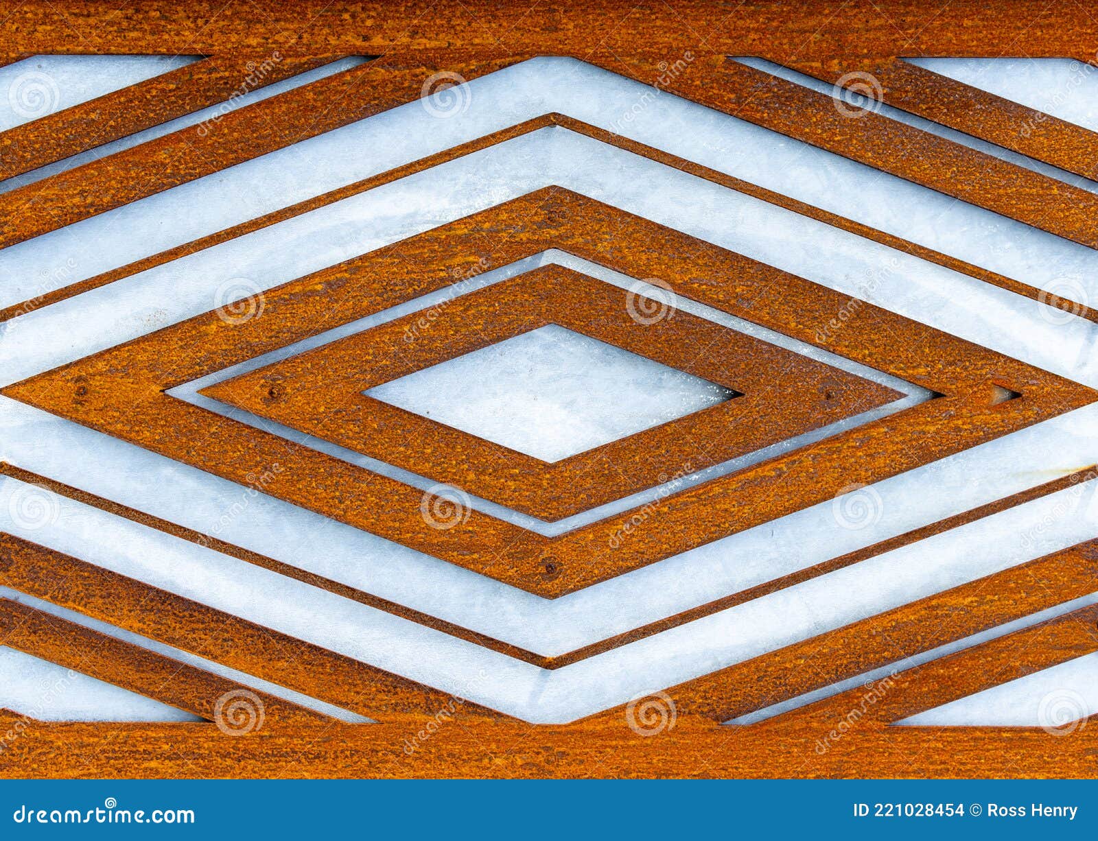 Rusty Diamands Shape Abstract Stock Photo - Image of point, pattern ...