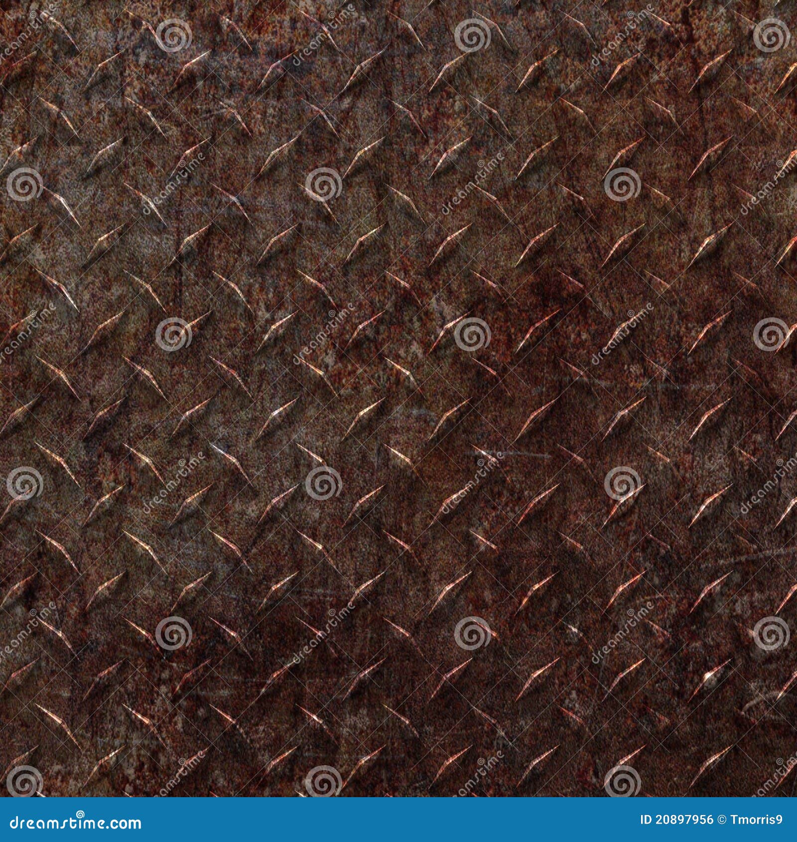 Rusty Diamond Plate stock illustration. Illustration of metal - 20897956