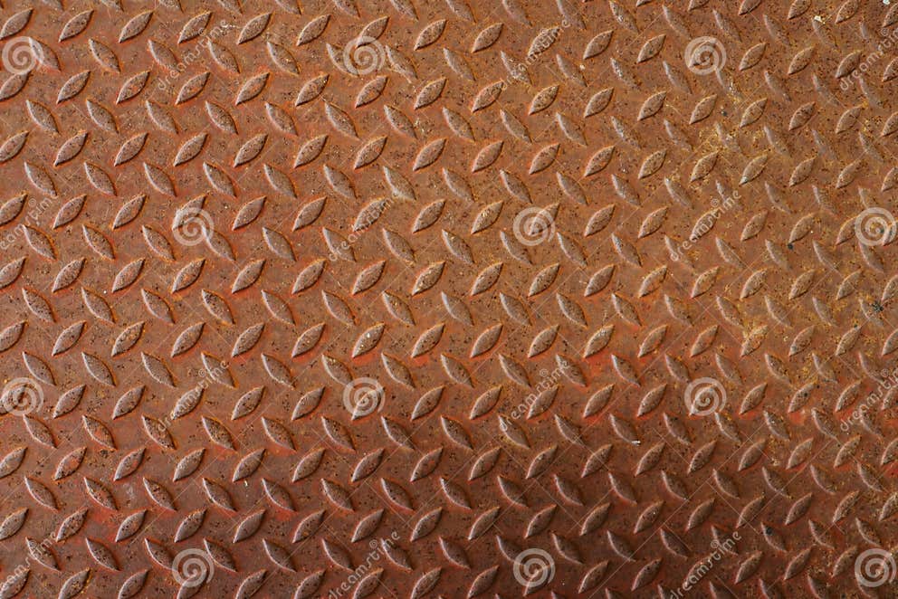 Rusty Diamond Plate Texture Stock Image - Image of rusty, plate: 106686751