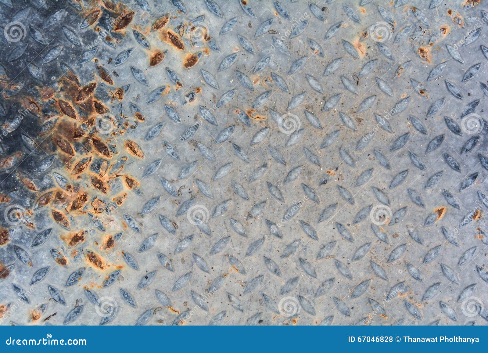 Rusty diamond steel plate stock photo. Image of steel - 67046828