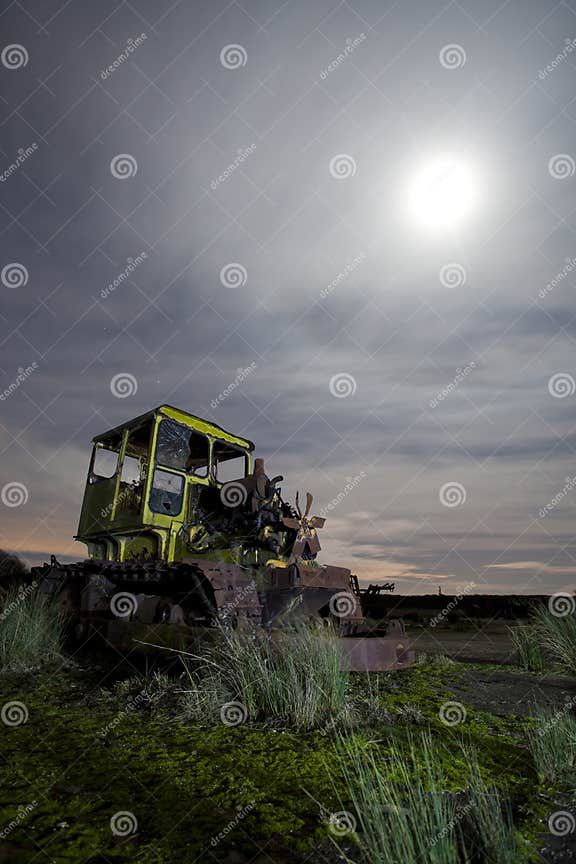 Rusty digger stock image. Image of derelict, abandoned - 22951873