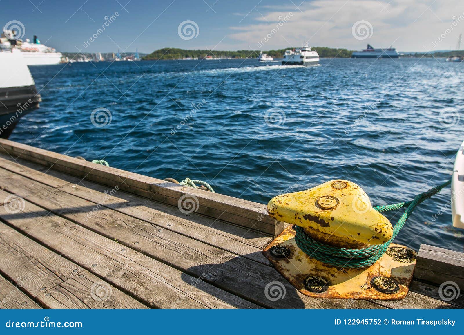 Rusty dock bollard stock photo. Image of ship, iron - 122945752
