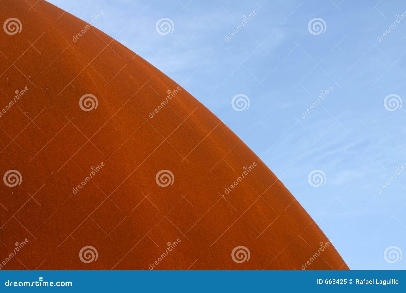 Rusty dome stock image. Image of weathered, blue, daylight - 663425