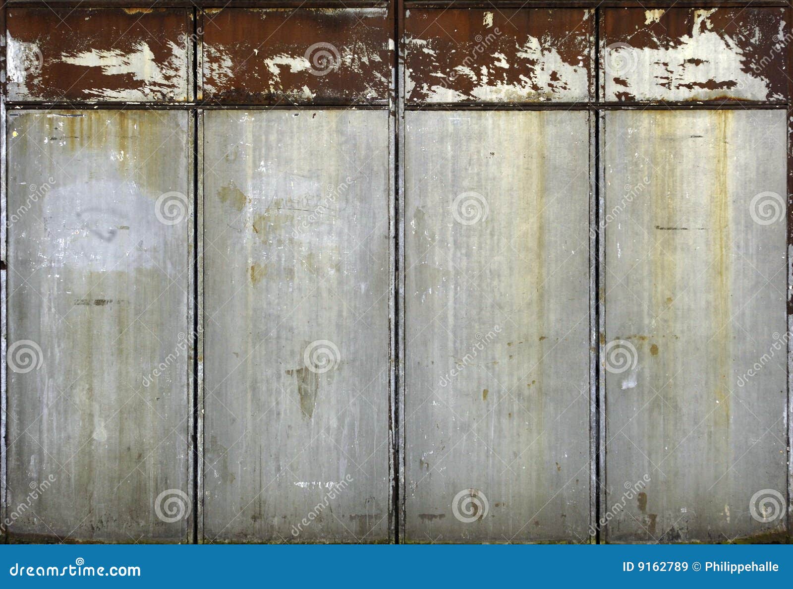 Rusty doors stock image. Image of background, steel, dirty - 9162789