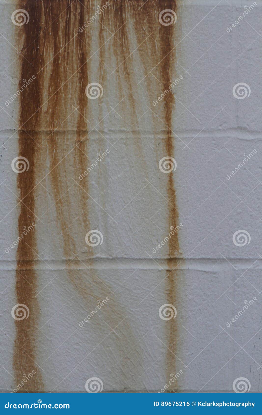 Rusty Drip Cinder Block Wall Grunge Texture Stock Photo - Image of ...