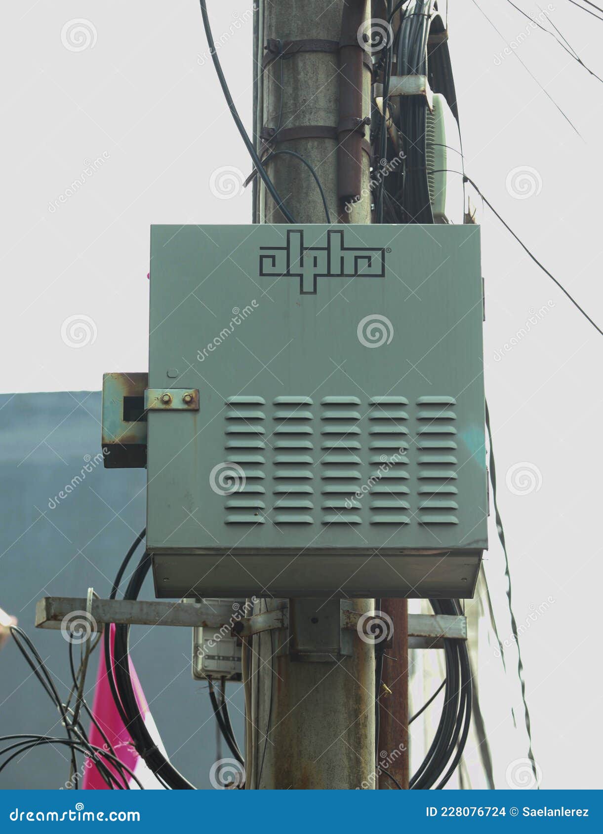 Rusty Electric Miniature Circuit Breaker MCB Box Editorial Stock Image ...