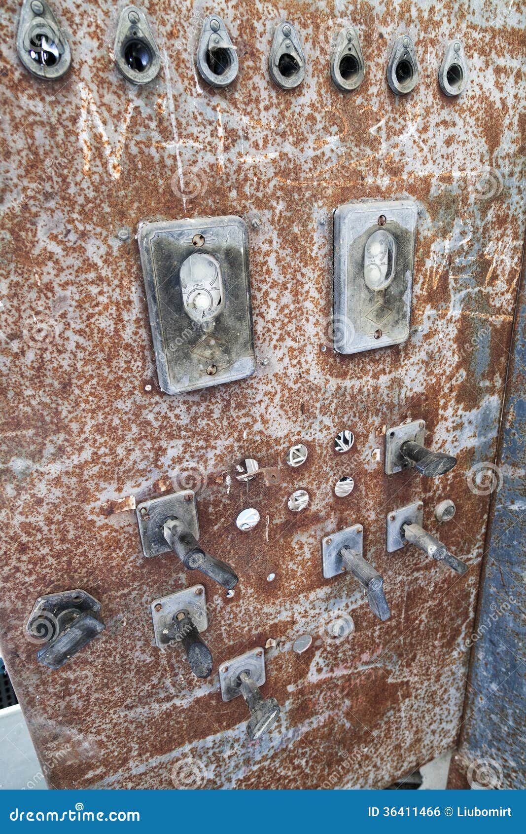 Rusty electric transformer stock photo. Image of power - 36411466