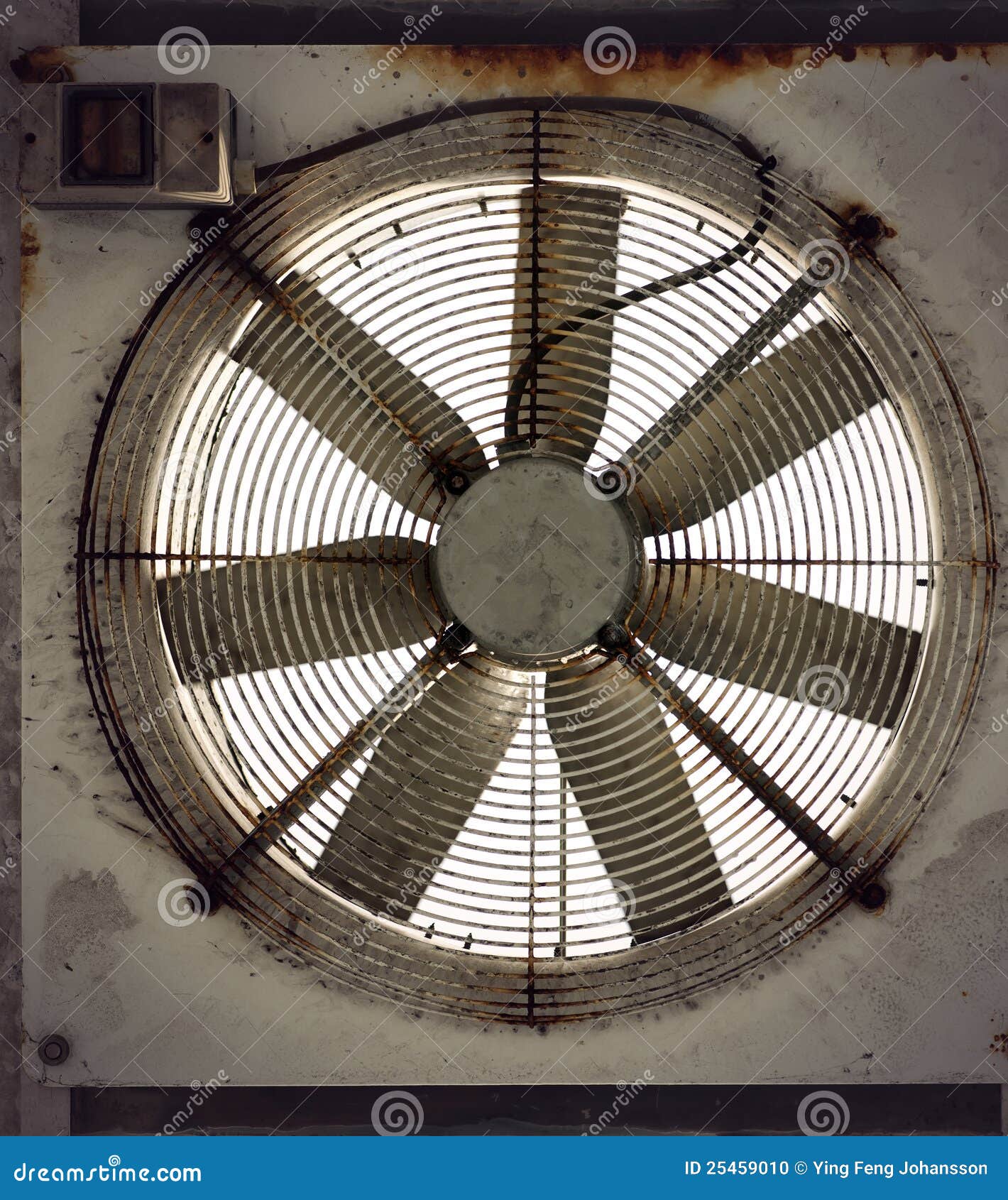 Rusty fan stock photo. Image of airflow, cable, ventilation - 25459010