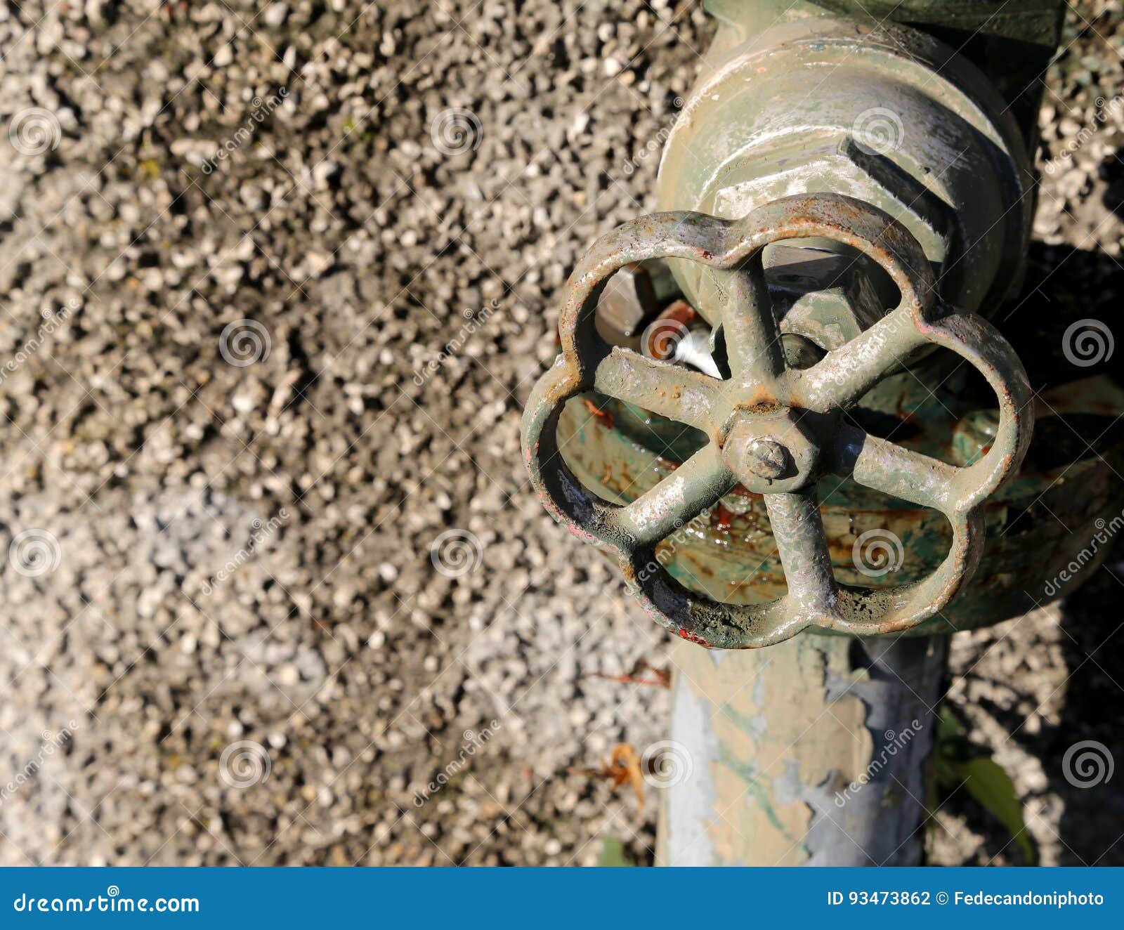 Rusty Faucet of an Abandoned Garden Stock Photo - Image of item, life ...